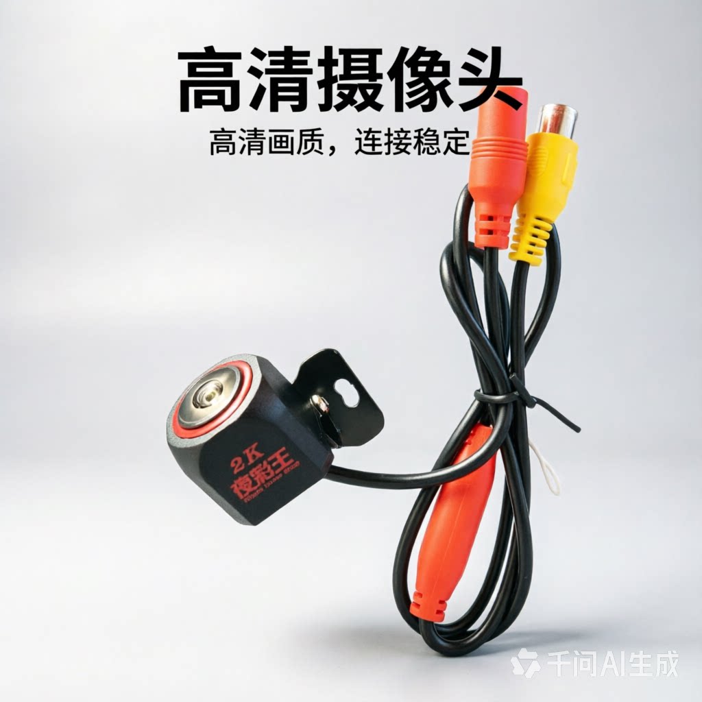 AHD1080P通用倒车摄像头高清夜视汽车载专用大广角IP68防水免打孔