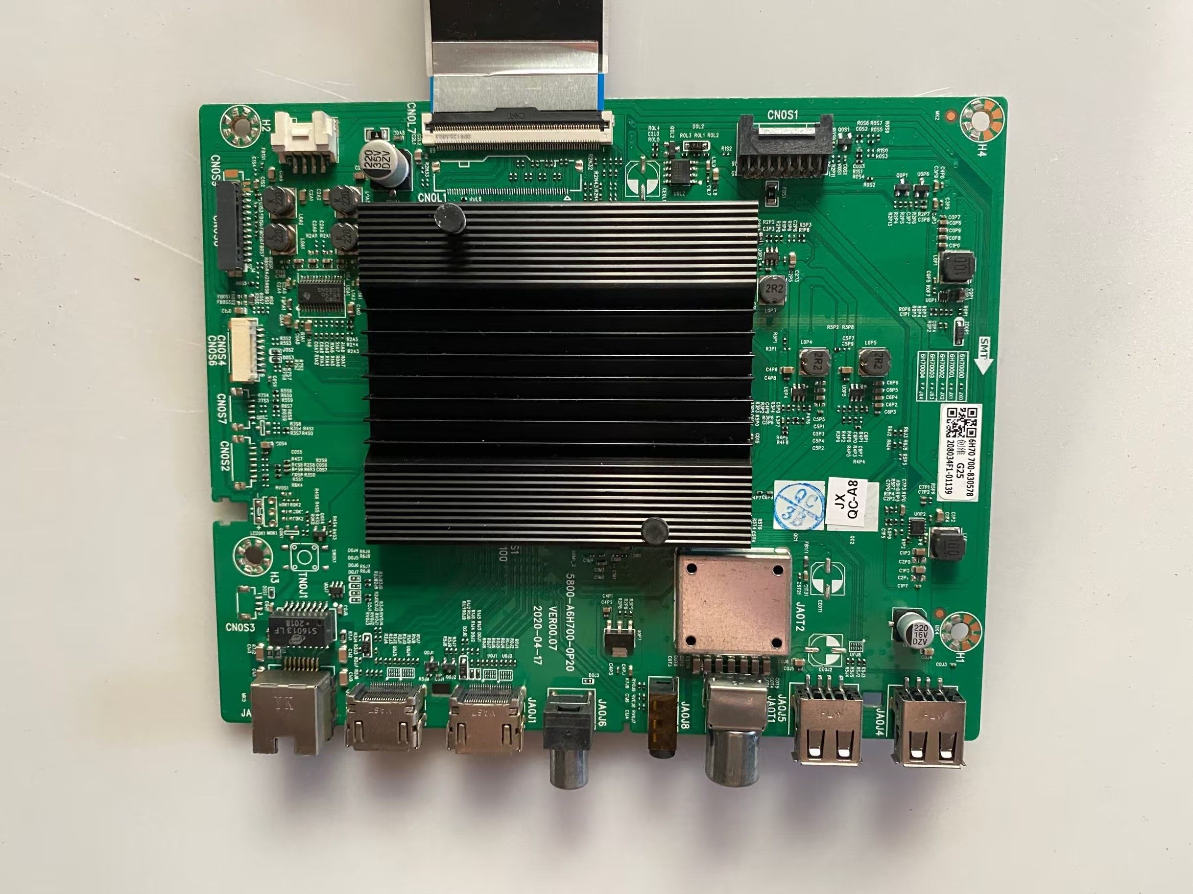 原装创维65G25主板5800-A6H700-0P20配屏RDL650WY(LD0-806)实物图_虎窝淘