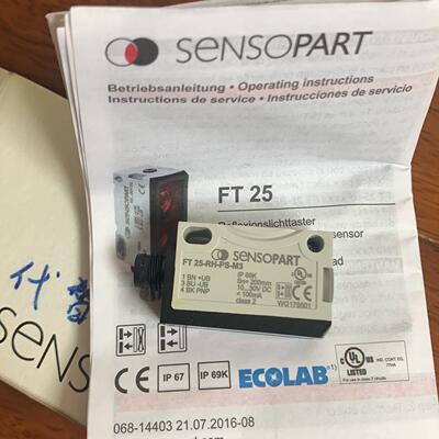 配件FT 25-RH-PS-M3  SENSOPART传感器 议价议价