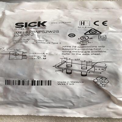 配件原装进口SICK接近开关IME18-08NPSZW2S 1040952假一议价