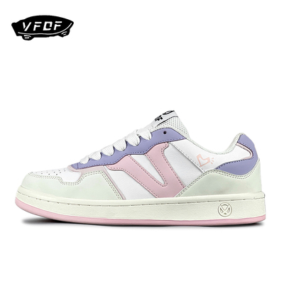 原创百搭拼色低帮板鞋