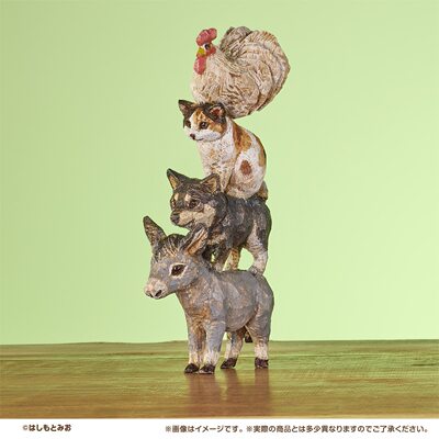 HASHIMOTO MIO动物雕刻造型摆件