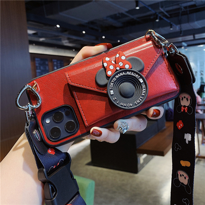 情侣兔适用于华为MateXs2折叠手机壳PAL-AL00插卡套X3典藏版迪士尼X2/X5挂绳XS2钱包honor背带X6便携matexs卡