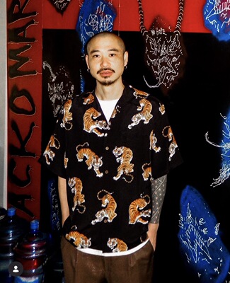 春夏新款定番联名人造丝衬衫