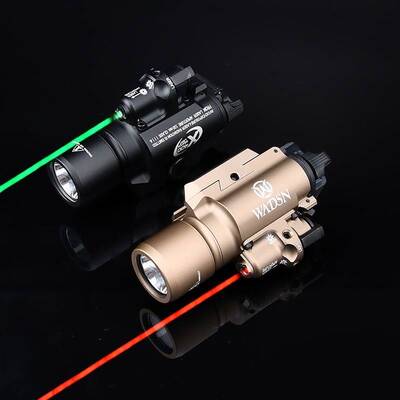 议价沃德森工厂直发X400U带红/绿激光下挂手电