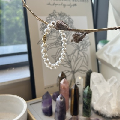 正圆施家天然珍珠手链百搭气质