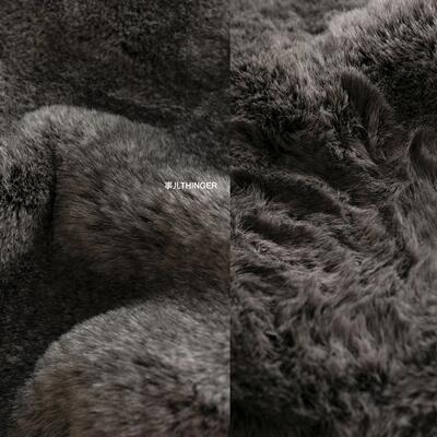 事儿毛皮服装欧美大衣杂灰色长毛