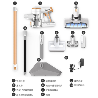 泰怡凯TEK无线吸尘器锂电池大容量电源充电器A10 ZB1756  A11配件