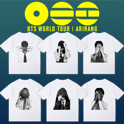 BTS防弹少年团演唱会周边同款T恤应援服ARIRANG田柾国V朴智旻Jin