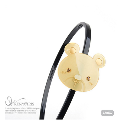 AngelRena韩国进口饰品头饰可爱小熊发箍 头箍BH090