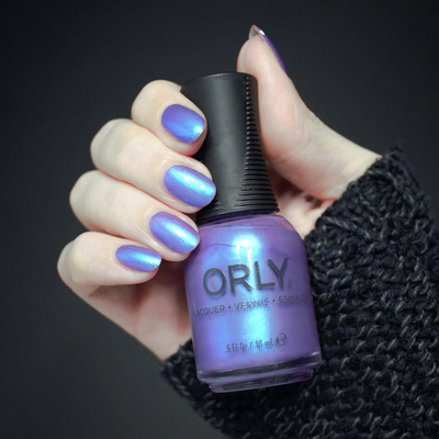 12FREE美国ORLY指甲油2000239细闪偏光蓝紫opposites attract免烤