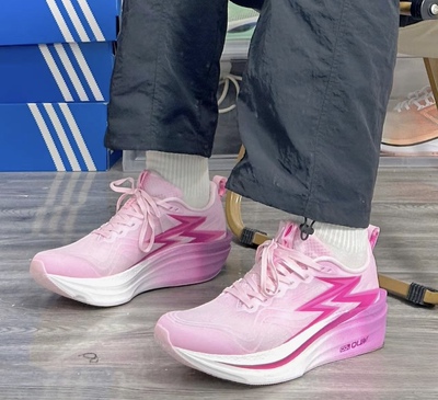 361°飞燃4MIX桃花韵体测马拉松减震防滑耐磨碳板训练竞速跑步鞋