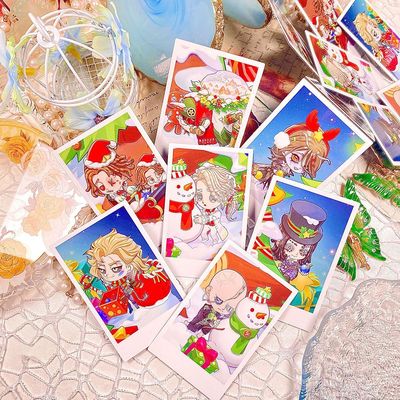 第五人格正版周边IJL圣诞系列场贩限定特典小卡拍立得作曲台球手