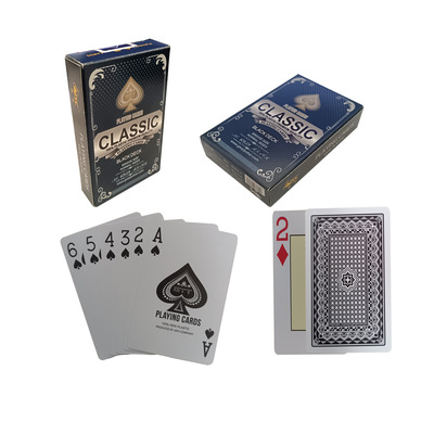 金艺塑料塑料0.28丝耐磨防水金艺扑克6939红黑两色可选