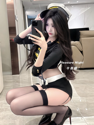 不良警花*性感女警官cos服装警员角色扮演qqny制服火辣cosplay服