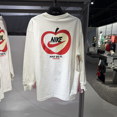 耐克女长袖T恤套头打底衫