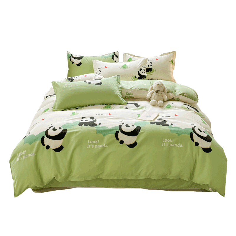 纯棉被套单件被罩学生被罩三件套