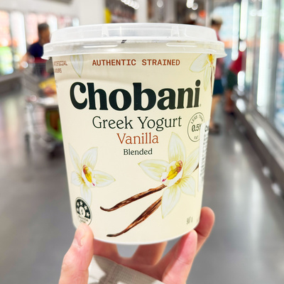 开市客超市代购 Chobani 希腊式香草风味发酵乳907g顺丰干冰冷链