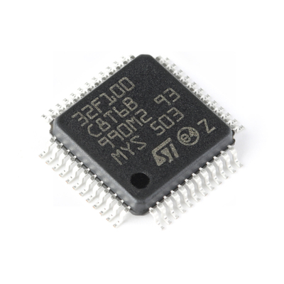 原装正品STM32F100C8T6B LQFP-48 ARM Cortex-M3 32位微控制器MCU