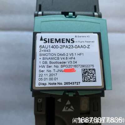 CF卡6AU1400-2PA23-0AA0-Z Z＝M议价