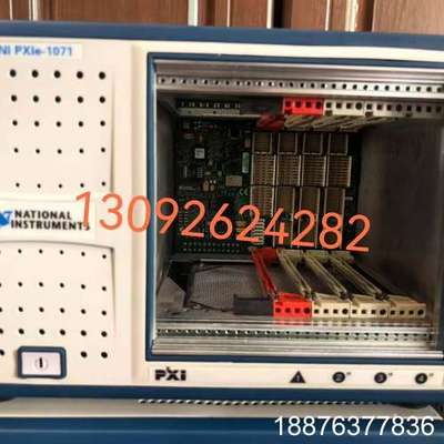 NI PXIE-1071机箱，4槽3混合插槽，带原装风扇，功议价