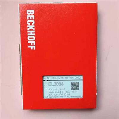 BECKHOFF模块 BK9103 EL3004 AX5805 全新原装议价