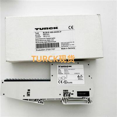 图尔克 BL20-E-16DI-24VDC-P总线模块 6827231 现货