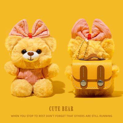 适用galaxy三星buds3pro保护套budspro3pe保护壳galaxybuds3耳机套pro3耳机壳连体式耳机盒一体式毛绒小熊