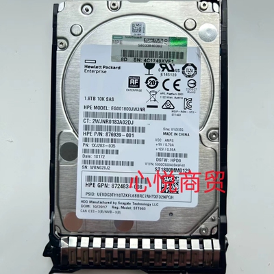 872738-001服务器硬盘HPG9G10