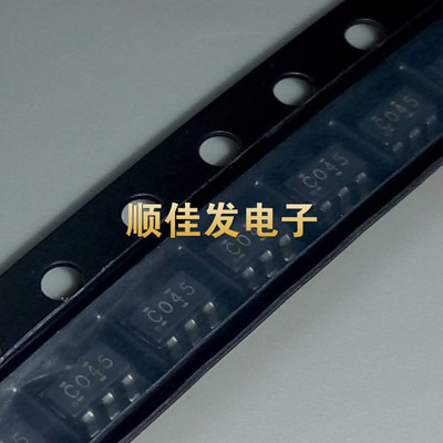 原装 SN74LVC2G04DBVR 丝印C045 贴片SOT23-6 单路反相器芯片 5个