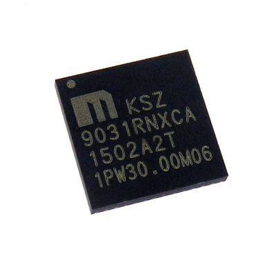 全新原装 KSZ9031RNXCA-TR 贴片 QFN-48 以太网芯片 收发器IC芯片