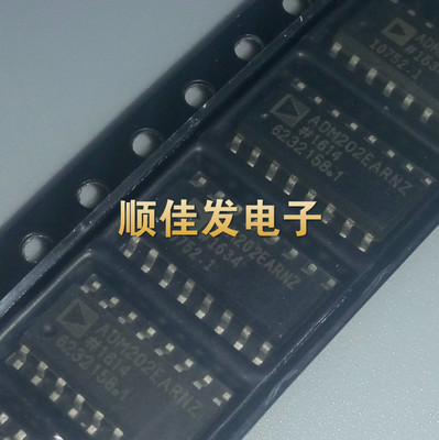 全新原装ADM202EA ADM202EARNZ RS-232驱动器/接收器 SOP16 贴片