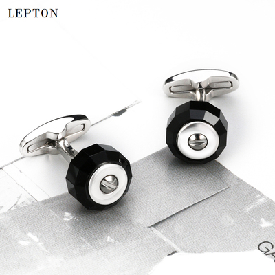 菱形男士商务休闲衬衣轻奢袖扣