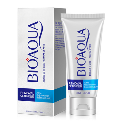 bioaqua控油去痘洁面膏粉刺黑头
