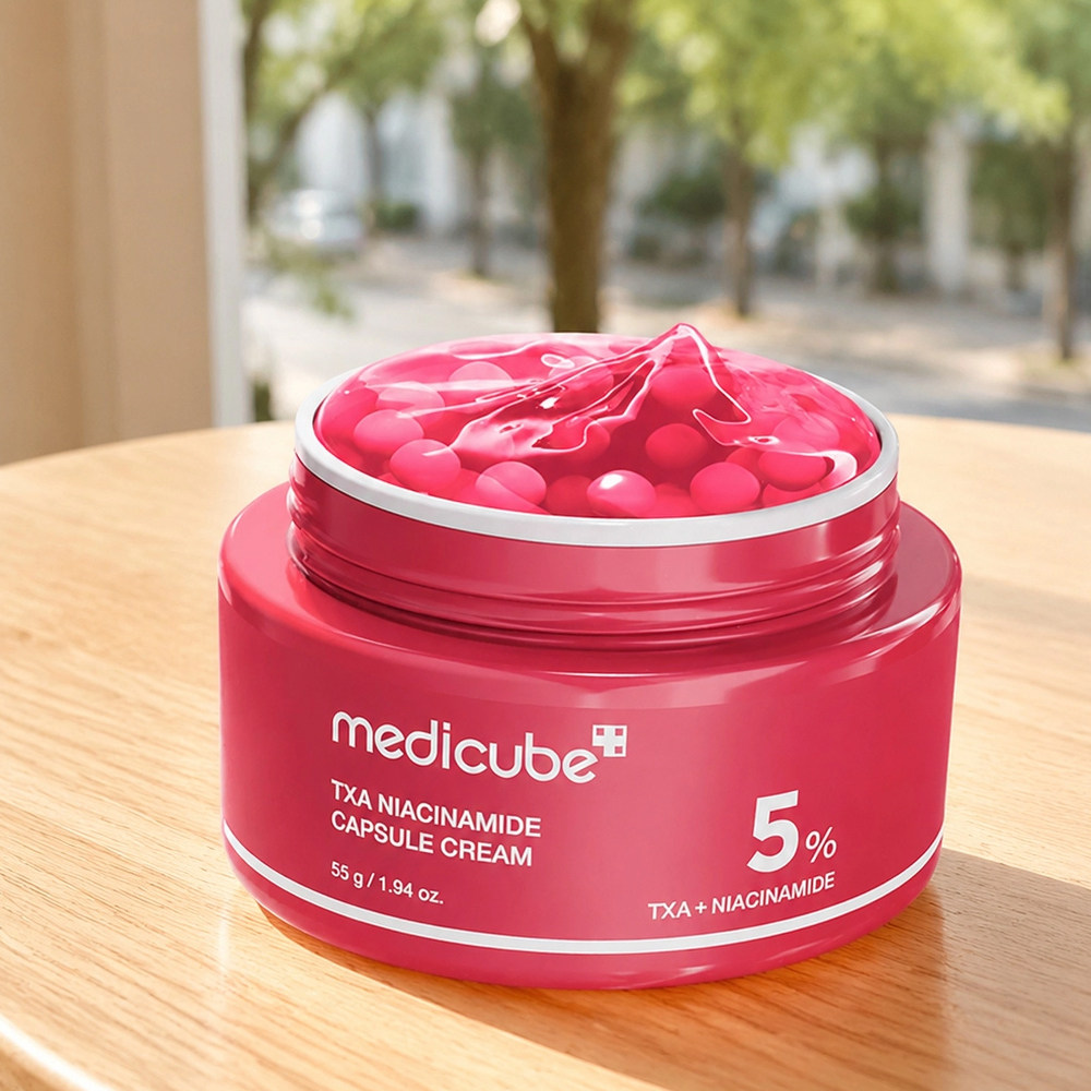 美蒂秋芙medicube氨甲环酸+烟酰胺面霜55ml 提亮肤色去黄改善暗沉
