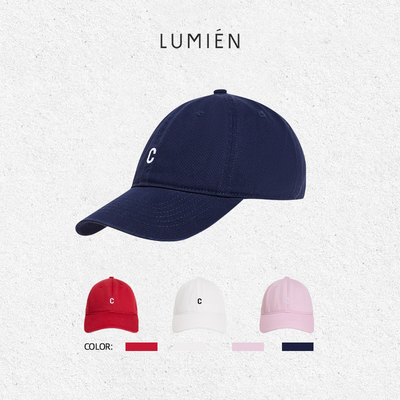 LUMIEN 棒球帽宽帽檐显脸小百搭软顶鸭舌帽LK6A121