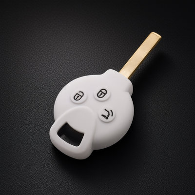 适用老款奔驰斯玛特精灵钥匙套451包SmartFortwo遥控保护壳男女扣