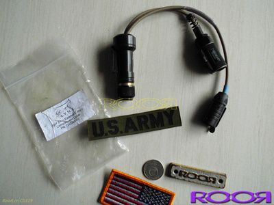 美国 USA SILYNX C4ops  对讲机数据线 连接线  转5针 供电模块