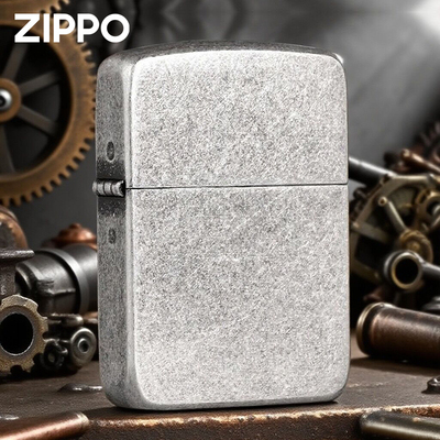 zippo正品煤油打火机古银1941