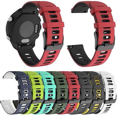 ticwatch硅胶小米双色手表带
