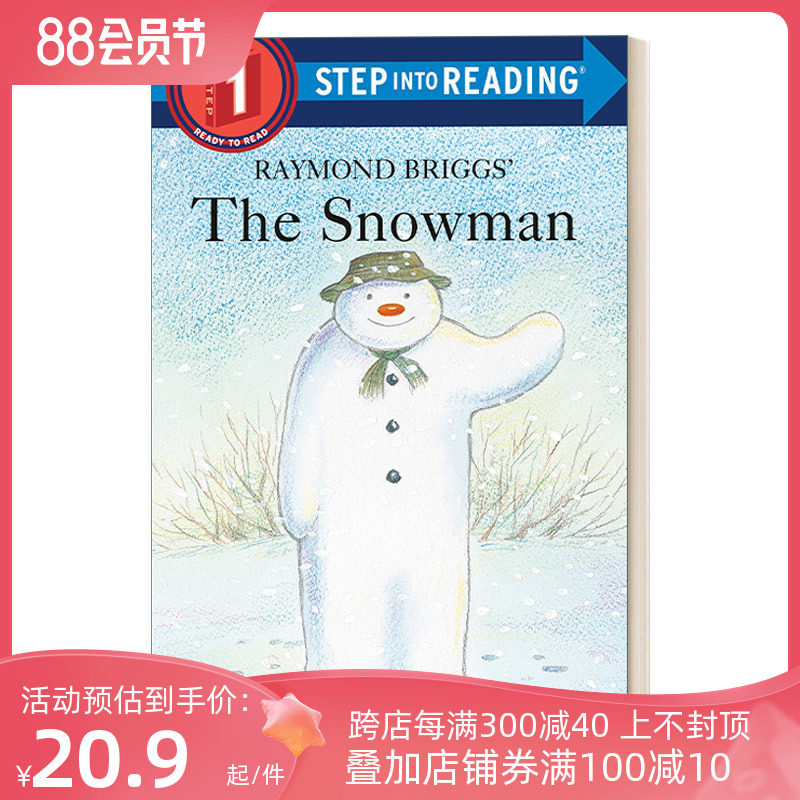 英文原版 Step into Reading 1- The Snowman雪人英文版进口英语原版书籍_虎窝淘