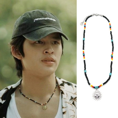 pondphuwin小面包同款太阳项链圈