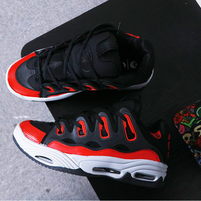 osiris男女厚鞋舌面包低帮滑板鞋