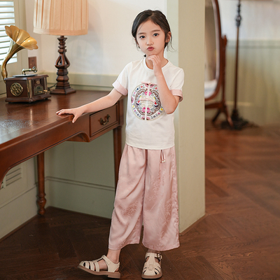 53346女童套装2026夏季新款中大童儿童两件套