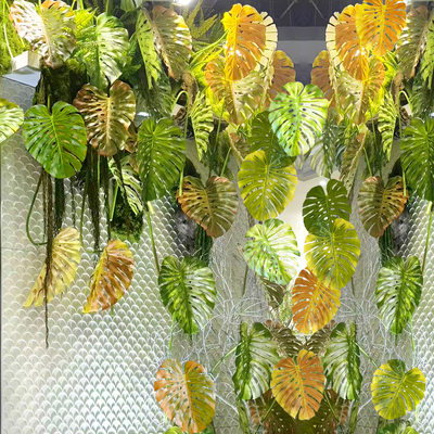 特丽卉仿真单支大龟背彩色叶绿植