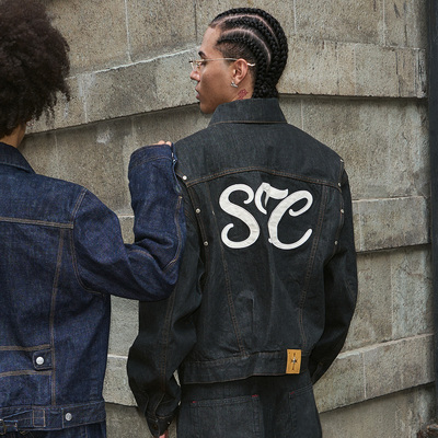 STEEPC 赤耳原牛 Boxy短宽结构原牛仔衣夹克外套