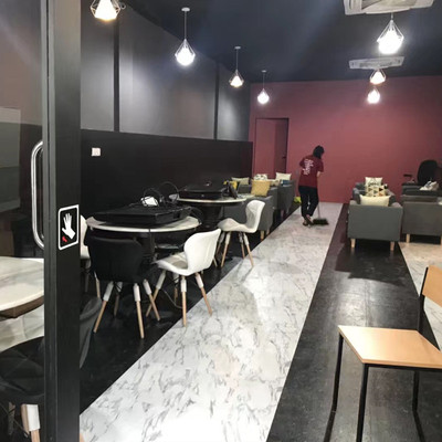 展览馆书屋读书驿站自习室PVC地胶休息室更衣间有氧健身房LVT地板