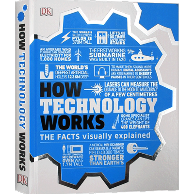 【英文原版】DK视觉图解百科 技术是如何运作的 How Technology Works 科学普及