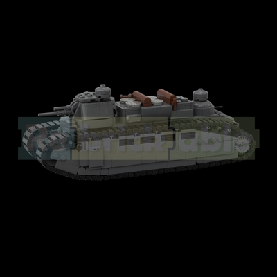 MOC积木FCM2C坦克模型玩具