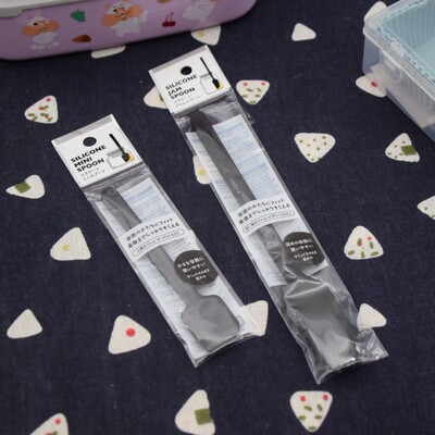 新品  出口日本硅胶果酱瓶挖勺 加长软口深瓶刮勺 面包吐司抹勺